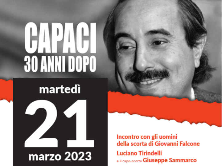 "Capaci 30 anni dopo" - Incontro con gli uomini della Scorta Falcone ...
